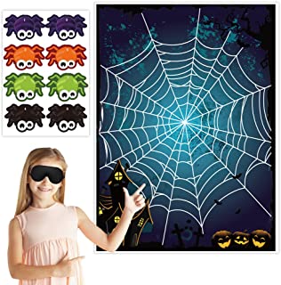 Halloween Games for Kids Party Pin The Spider on The Web Halloween Par ...