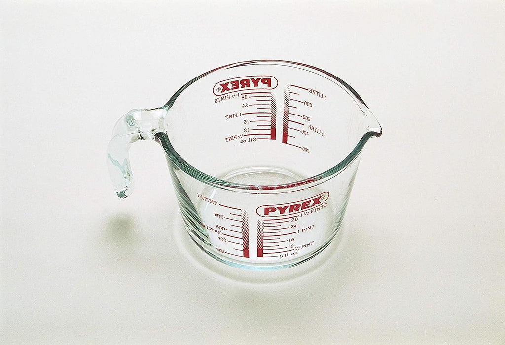 Pyrex Glass Measuring Jug, Transparent, 1 Litre– buyinstor
