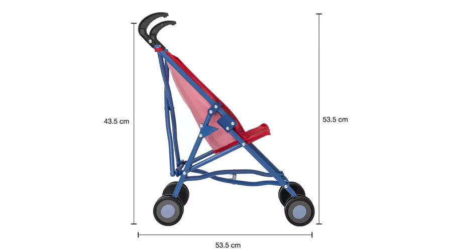 Peppa Pig Basic Folding Dolls Stroller– buyinstor