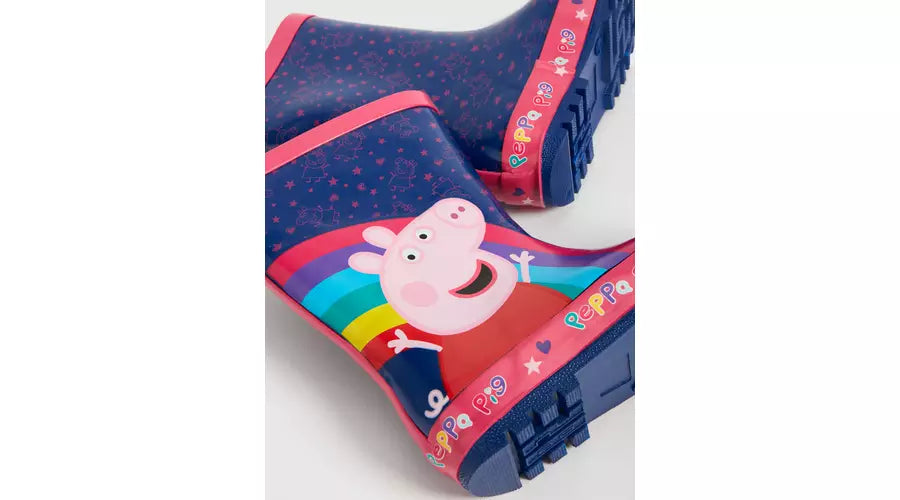 Peppa Pig Rainbow Wellies - 8 Infant– buyinstor